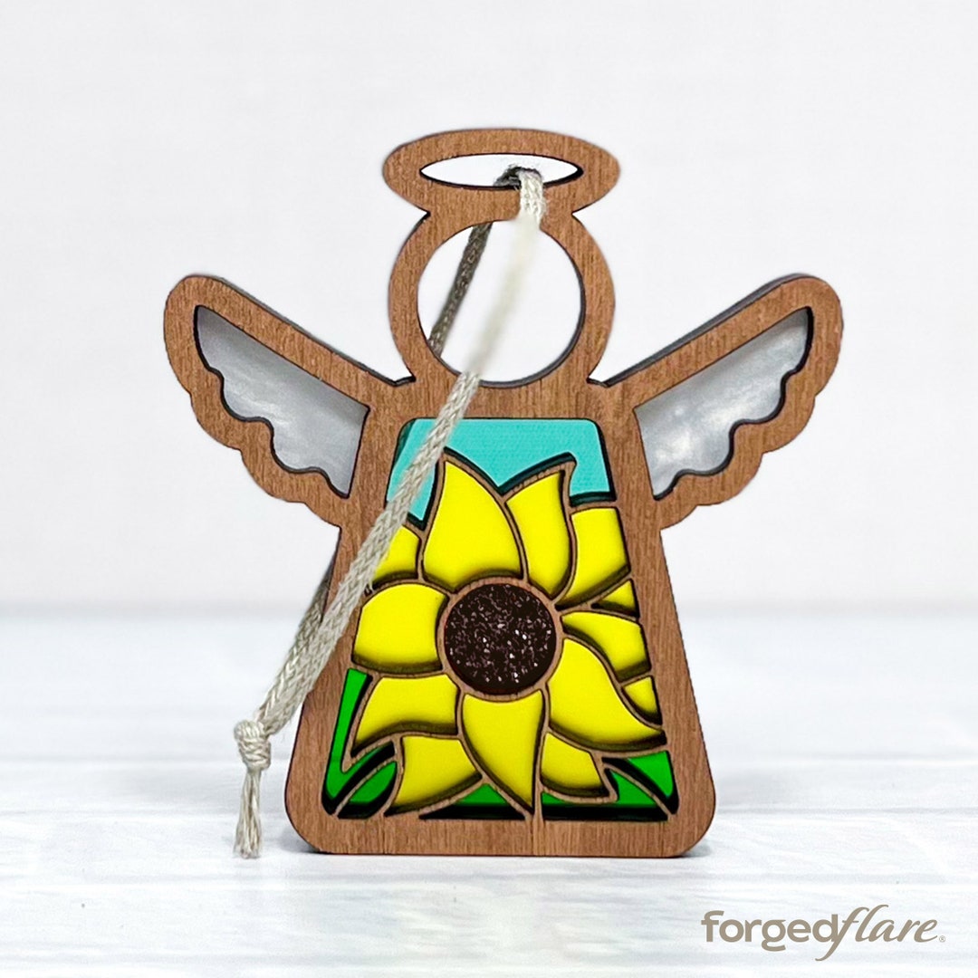 Sunflower Memorial Ornament for Loss of Father Gift for - Etsy