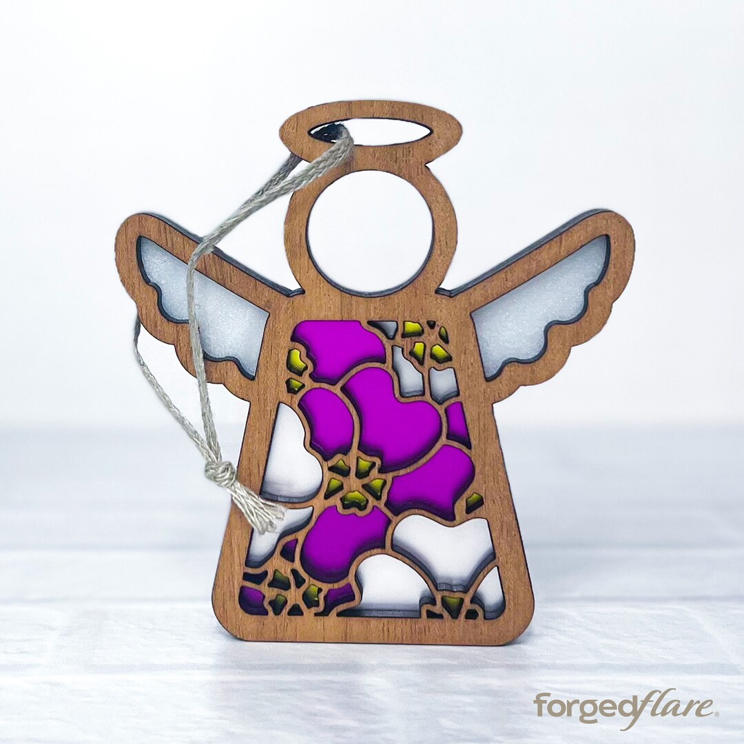 Primrose Plant Suncatcher for Windows Guardian Angel Ornament - Etsy