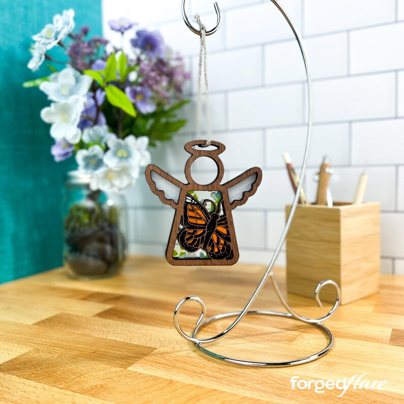 Monarch Butterfly Memorial Ornament for Baby Guardian Angel - Etsy