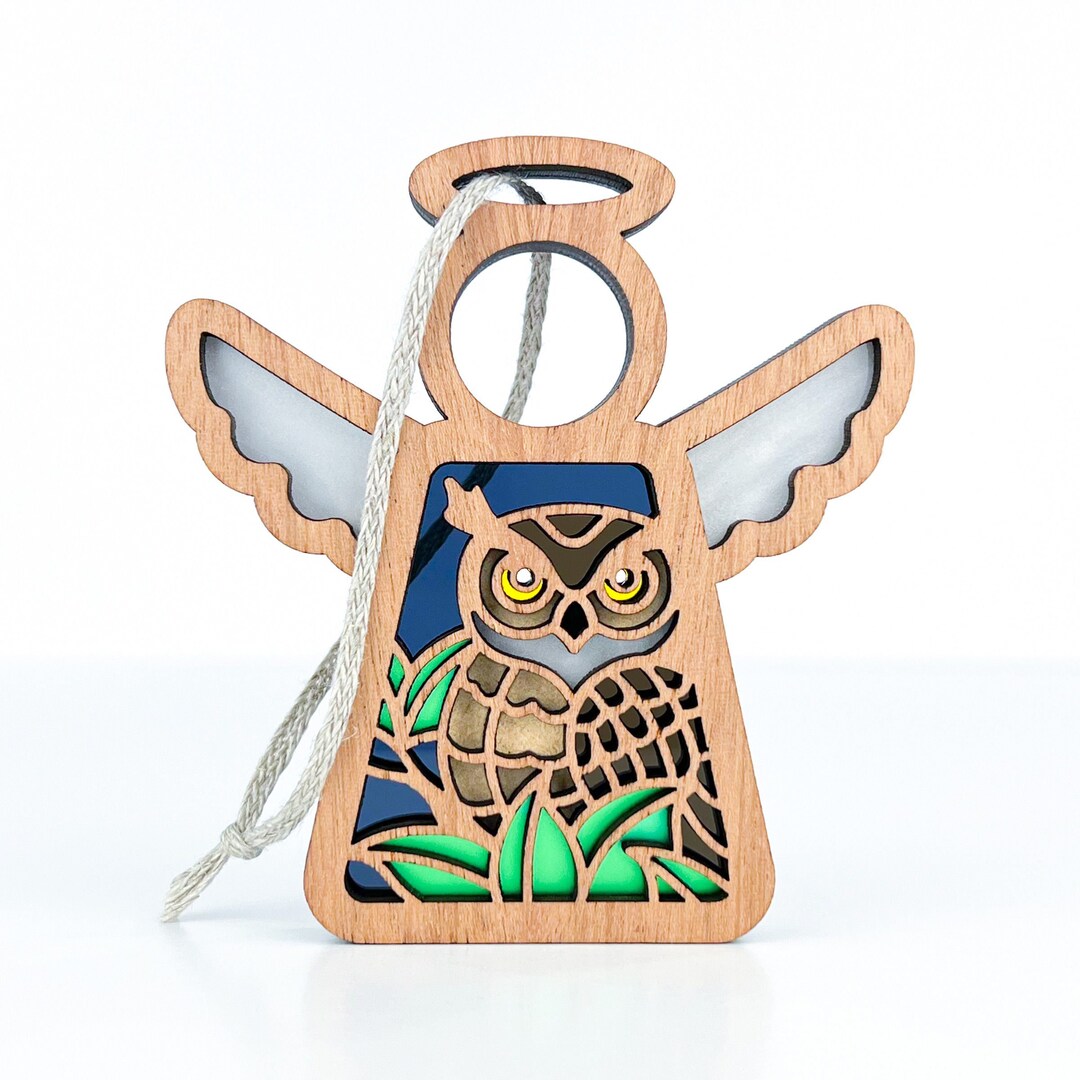 Wise Owl Memorial Gift for Loss of Father, Bereavement Angel Memorial ...