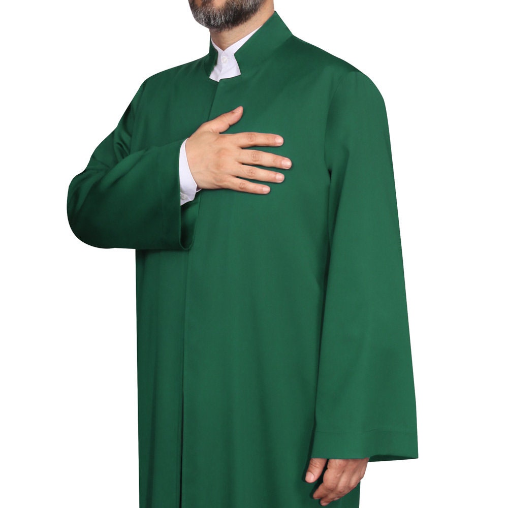 Handmade Islamic Green Jubbah - Muslim Prayer Robe - Etsy