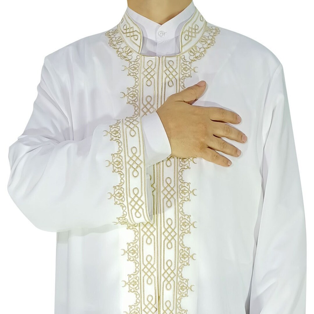 Islamic Mens Wear - Islamic Mens Jubbah - Muslim Long Kurta - Jubbah ...