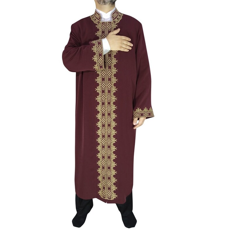 Islamic Mens Jubbah - Imam Jubbah - Prayer Robe - C043 - Etsy