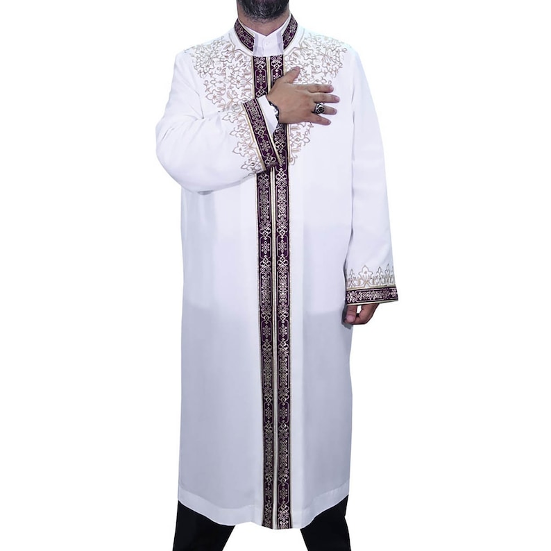Muslim Gifts for Men - Imam Jubbah - Islamic Mens Wear - Muslim Long ...