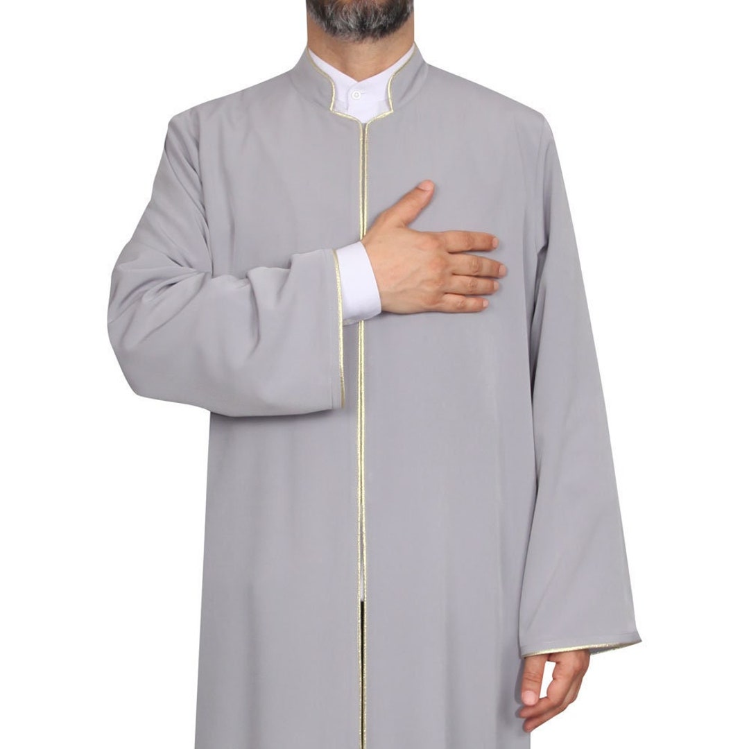 Islamic Mens Wear - Muslim Long Kurta - Jubbah for Men - Prayer Robe ...