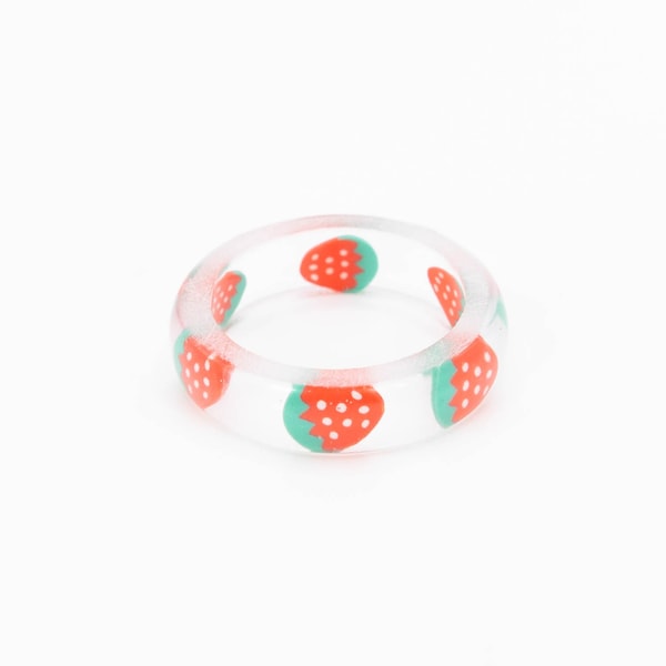 Strawberry Ring - Etsy