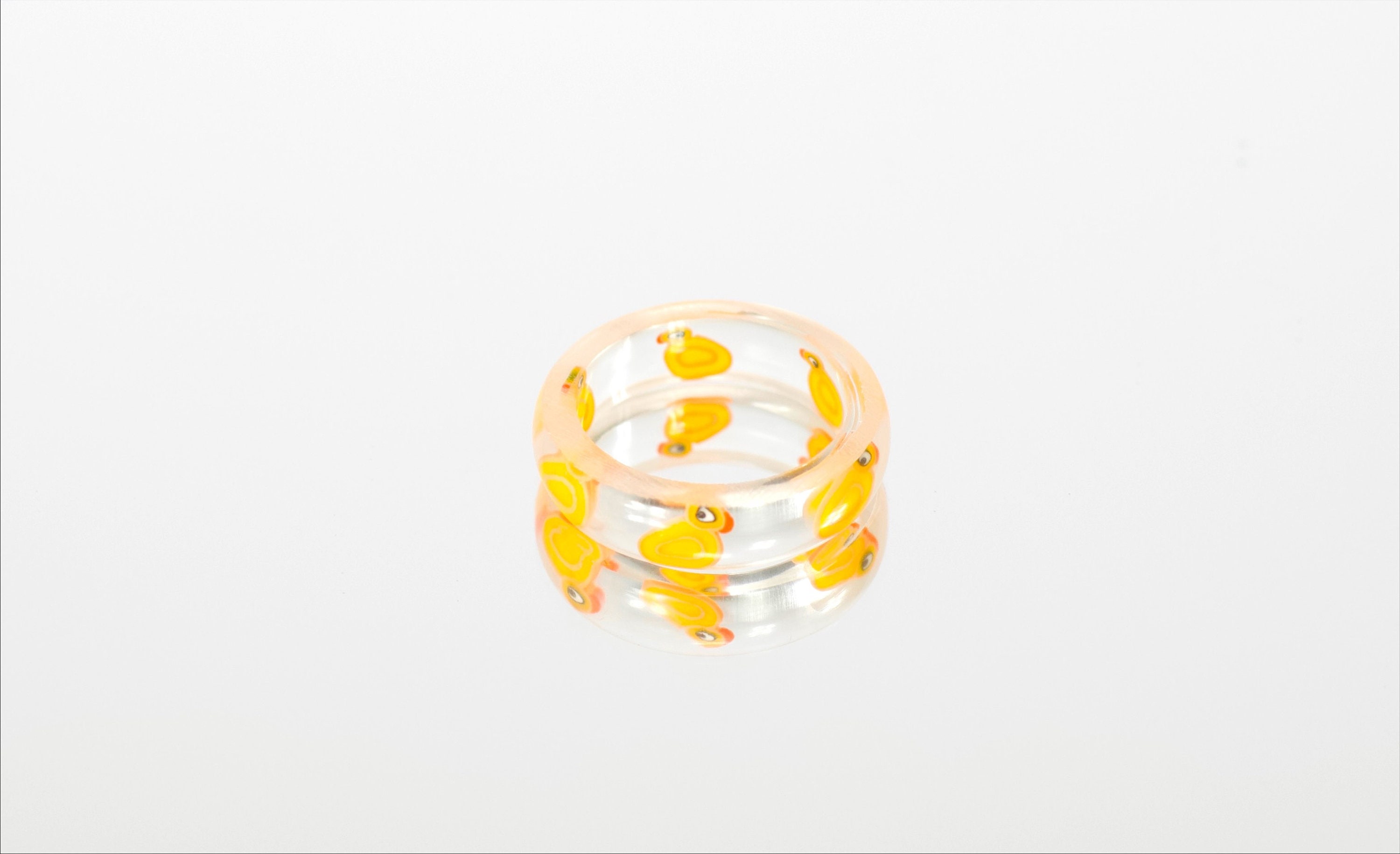 Rubber Ducky Resin Ring Rubber Duck Ring Animal Resin Ring - Etsy