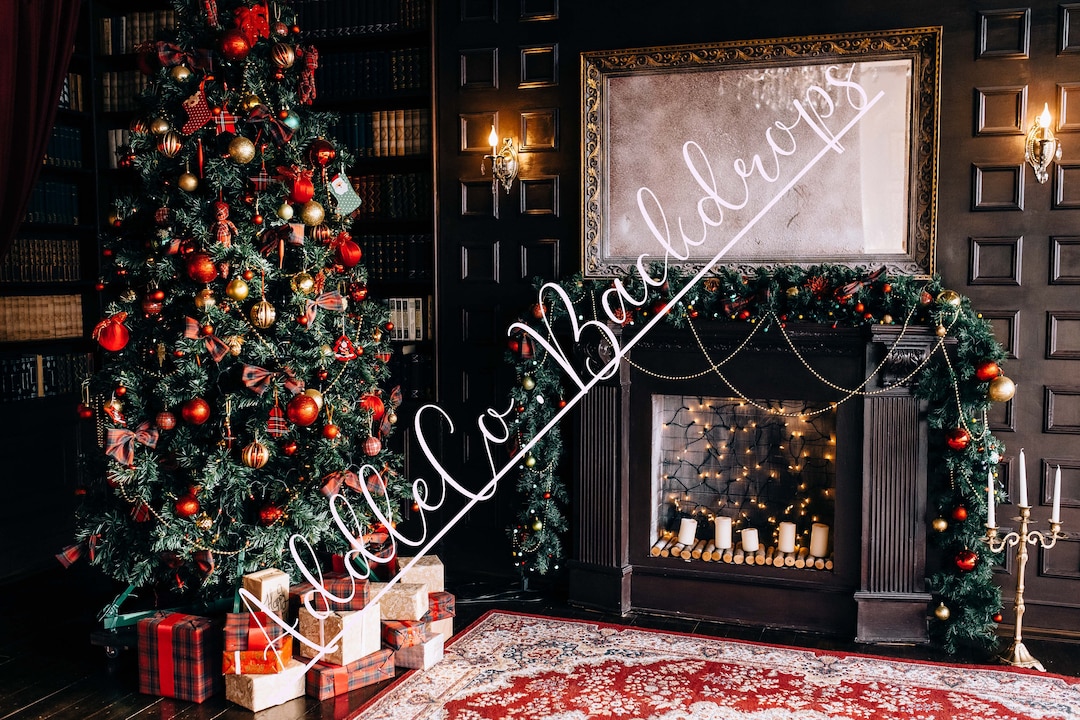 Digital Background, Christmas Ornament Backdrop, Digital Backdrop ...