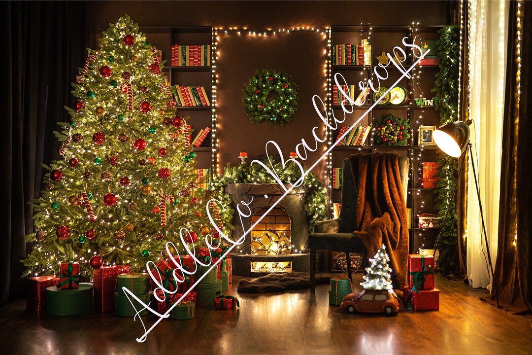 Digital Background Christmas Ornament Backdrop Digital - Etsy