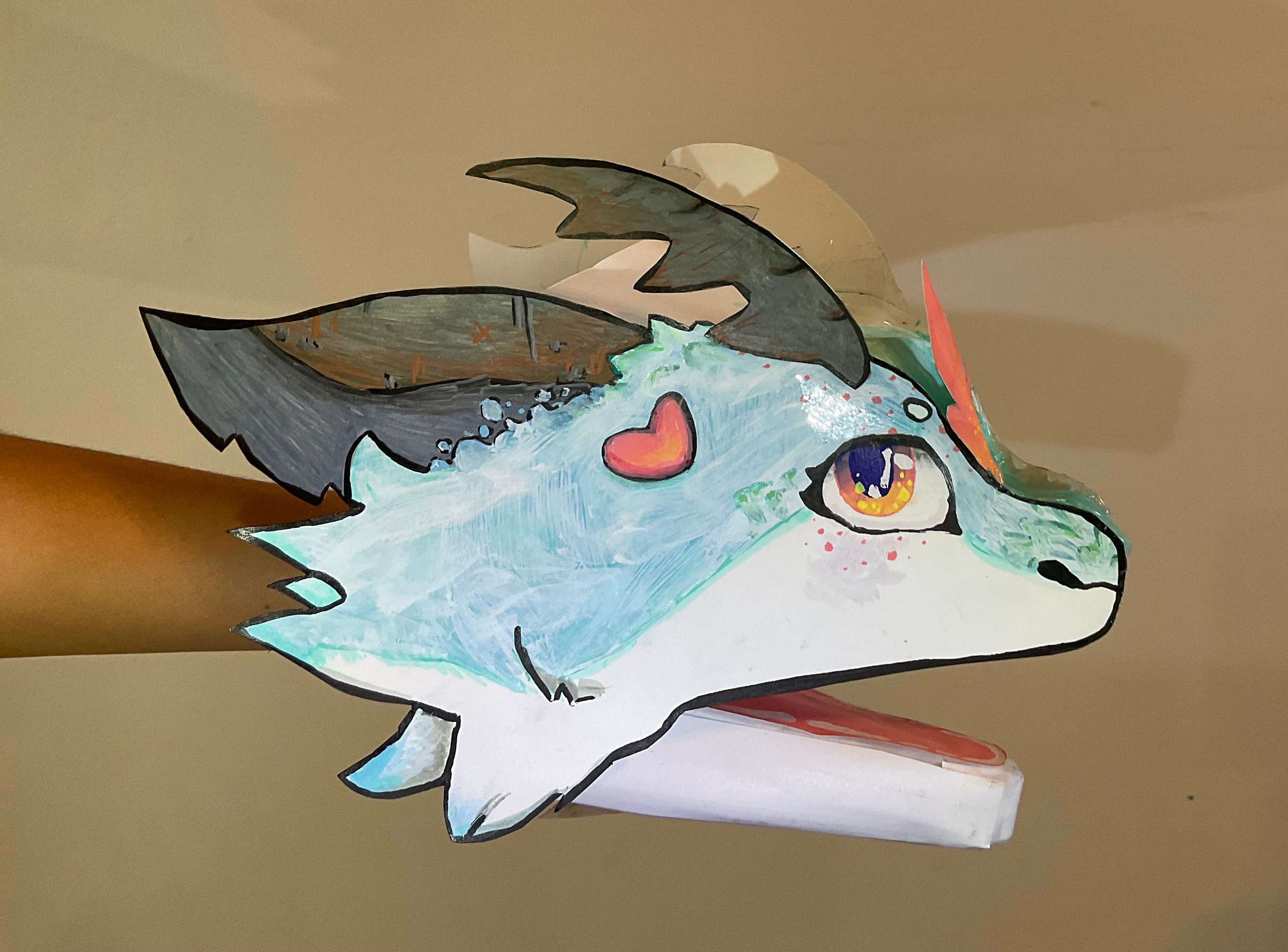 Custom Paper Dragon Puppets - Etsy