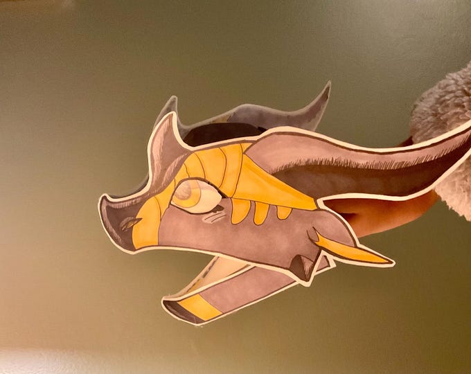 Bumblebee Small Dragon Puppet “wings of Fire” - Etsy