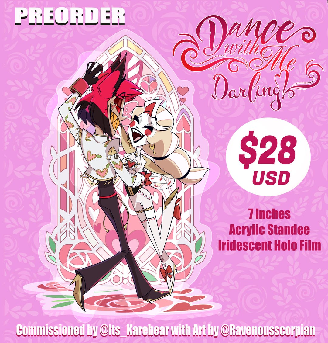 Dance With Me, Darling? Charlastor Acrylic Standee PREORDER - Etsy