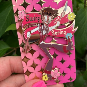 Swing Into Spring Alastor Hazbin Hotel Hard Enamel Pin - Etsy