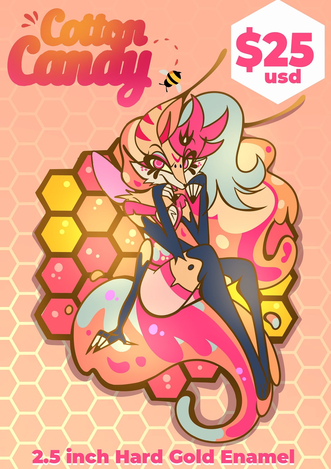 Cotton Candy Beelzebub Helluva Boss Hard Gold Enamel Pin - Etsy Cotton Candy Beelzebub Helluva Boss Hard Gold Enamel Pin - Etsy