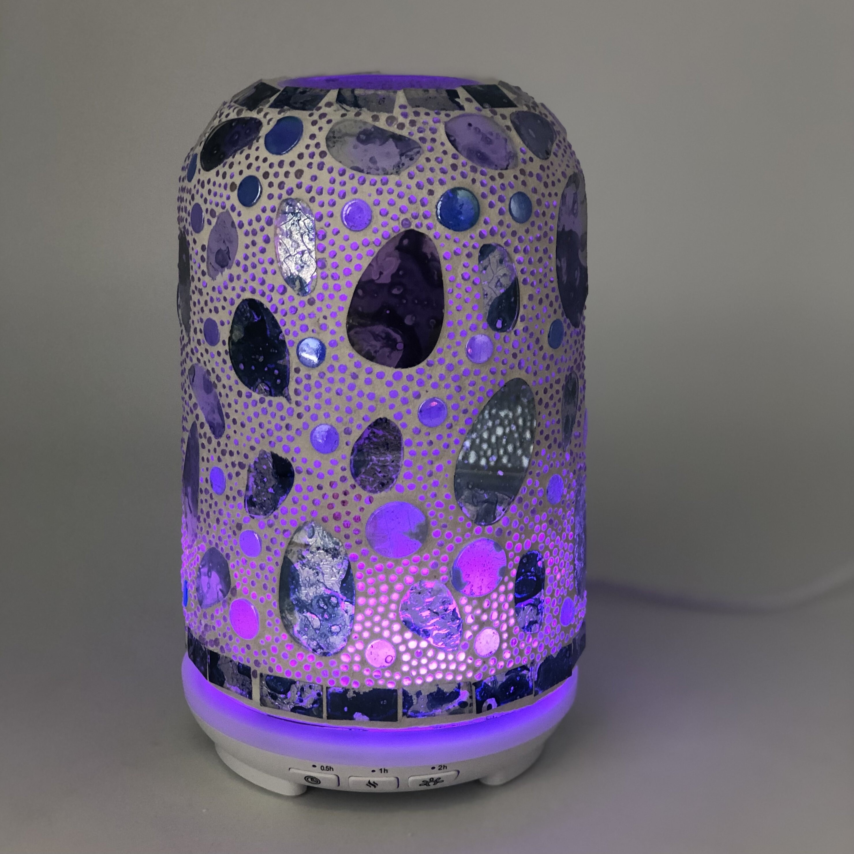 Aqua Pebble Glass Mosaic Diffuser Small - Etsy UK