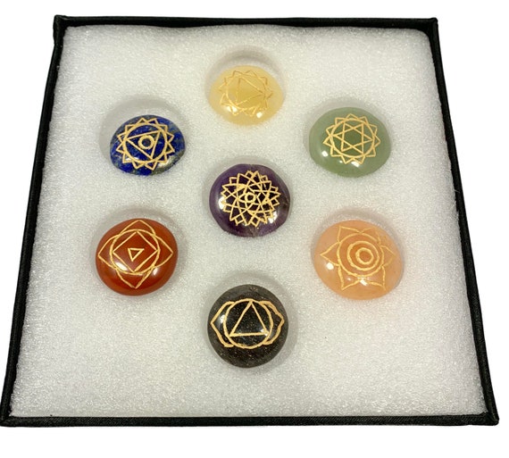 7 Chakras Crystal Set Gift Box | Etsy