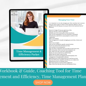 Workbook & Guide, Coaching Tool for Time Management and Efficiency ...