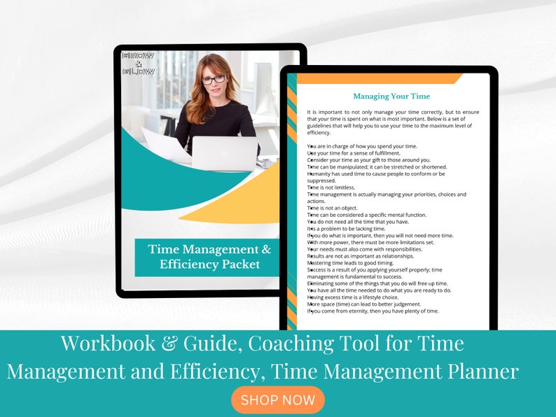 Workbook & Guide, Coaching Tool for Time Management and Efficiency ...