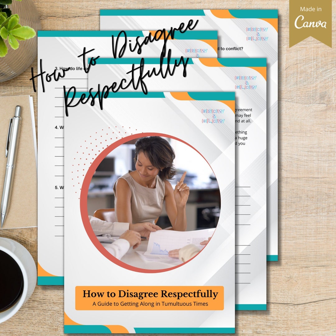 How to Disagree Respectfully Life and Career Coaching Guide, Goal ...