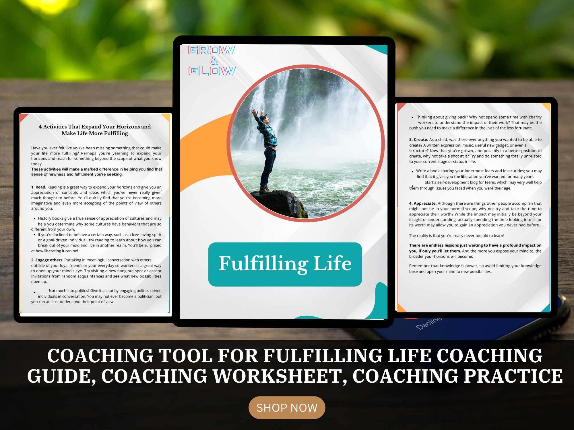 Coaching Tool for Fulfilling Life Coaching Guide, Coaching Worksheet ...