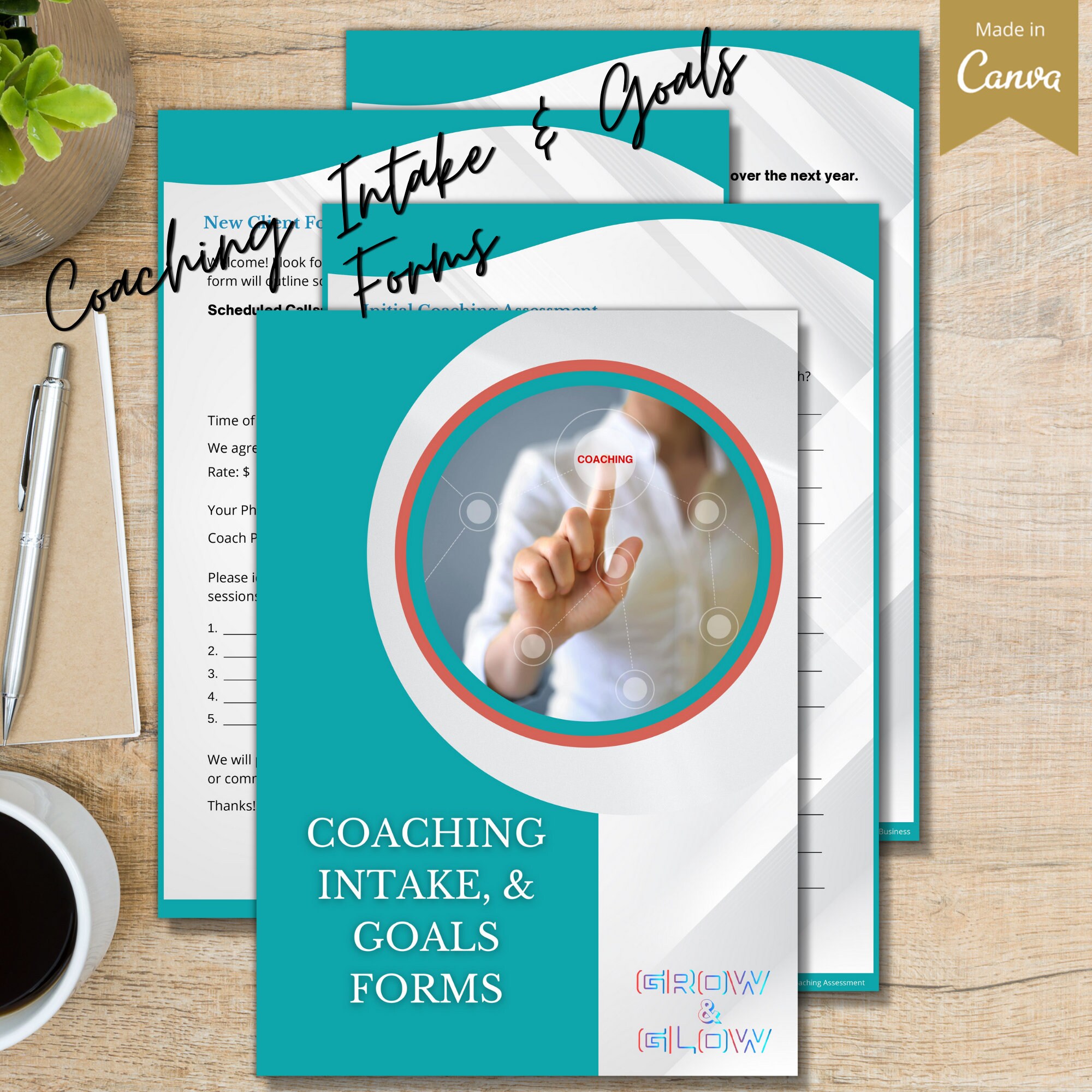 Coaching Intake Forms and Goal Forms for Life and Career - Etsy