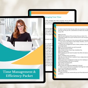 Workbook & Guide, Coaching Tool for Time Management and Efficiency ...