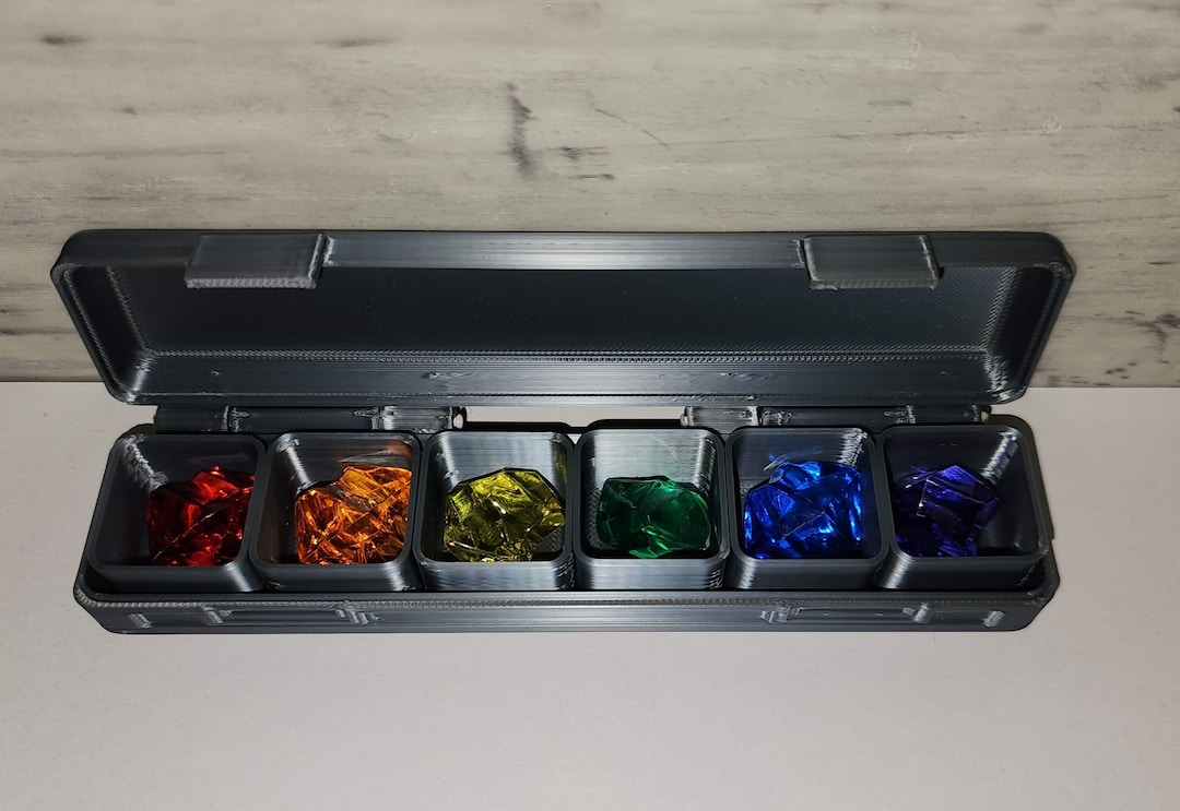 Marvel Avengers: Endgame Infinity Stones Acrylic Replica With 3D ...