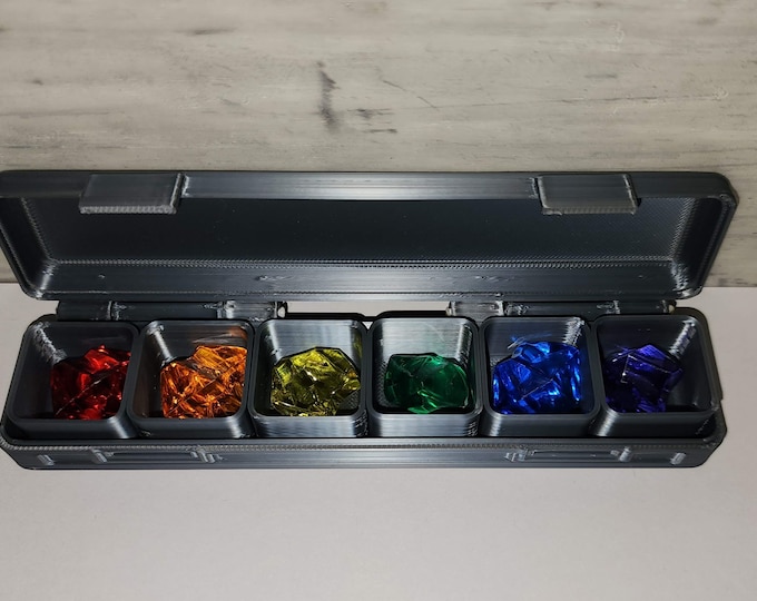 Marvel Avengers: Endgame Infinity Stones Acrylic Replica With 3D ...