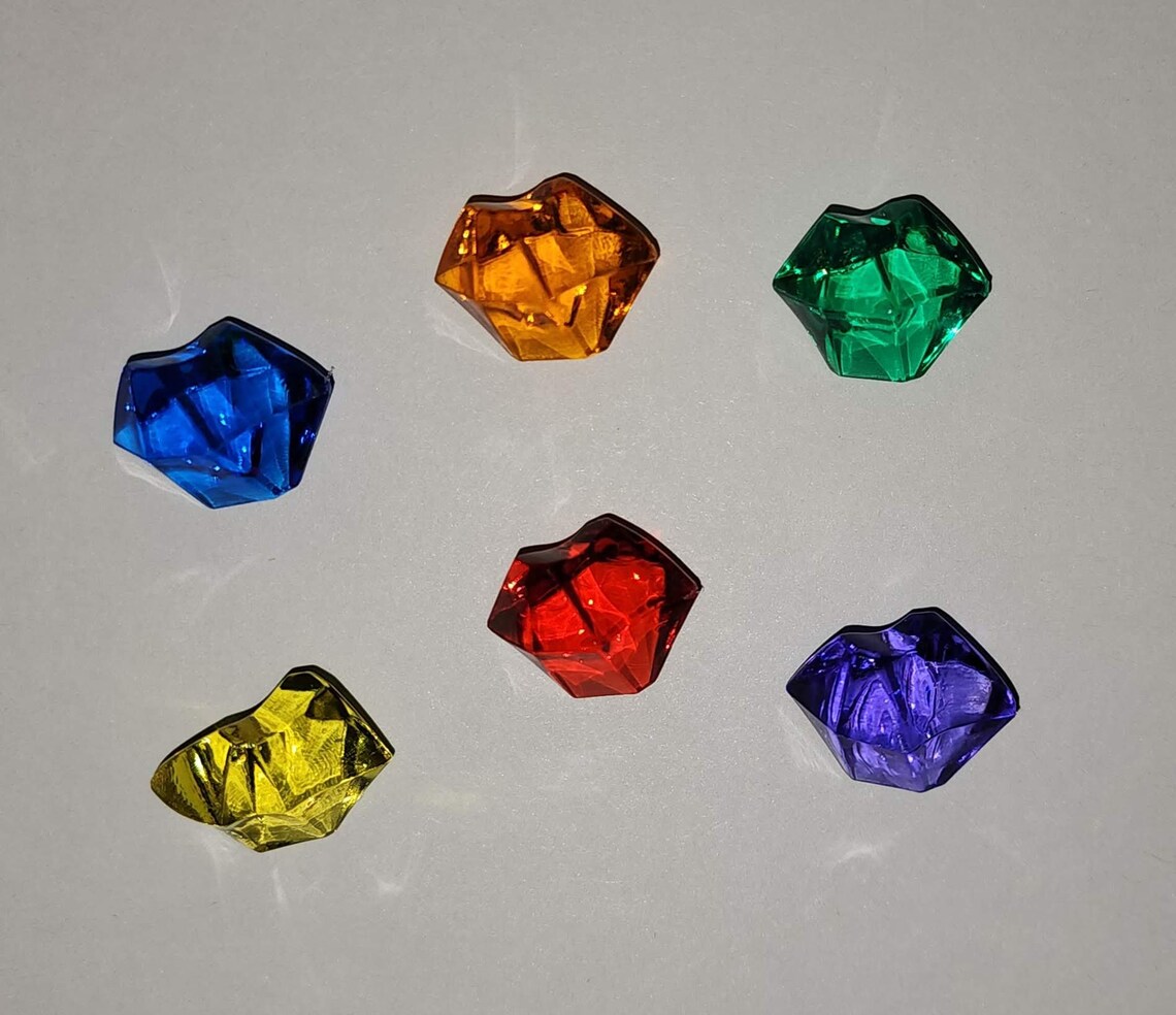 Marvel Avengers: Endgame Infinity Stones Acrylic Replica With 3D ...
