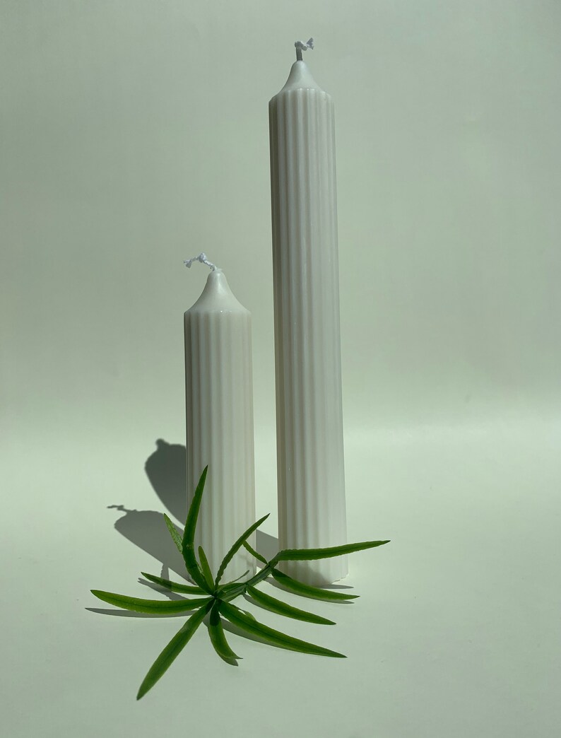 Roman Column Candles Natural Hand Poured Candles Soy Wax - Etsy