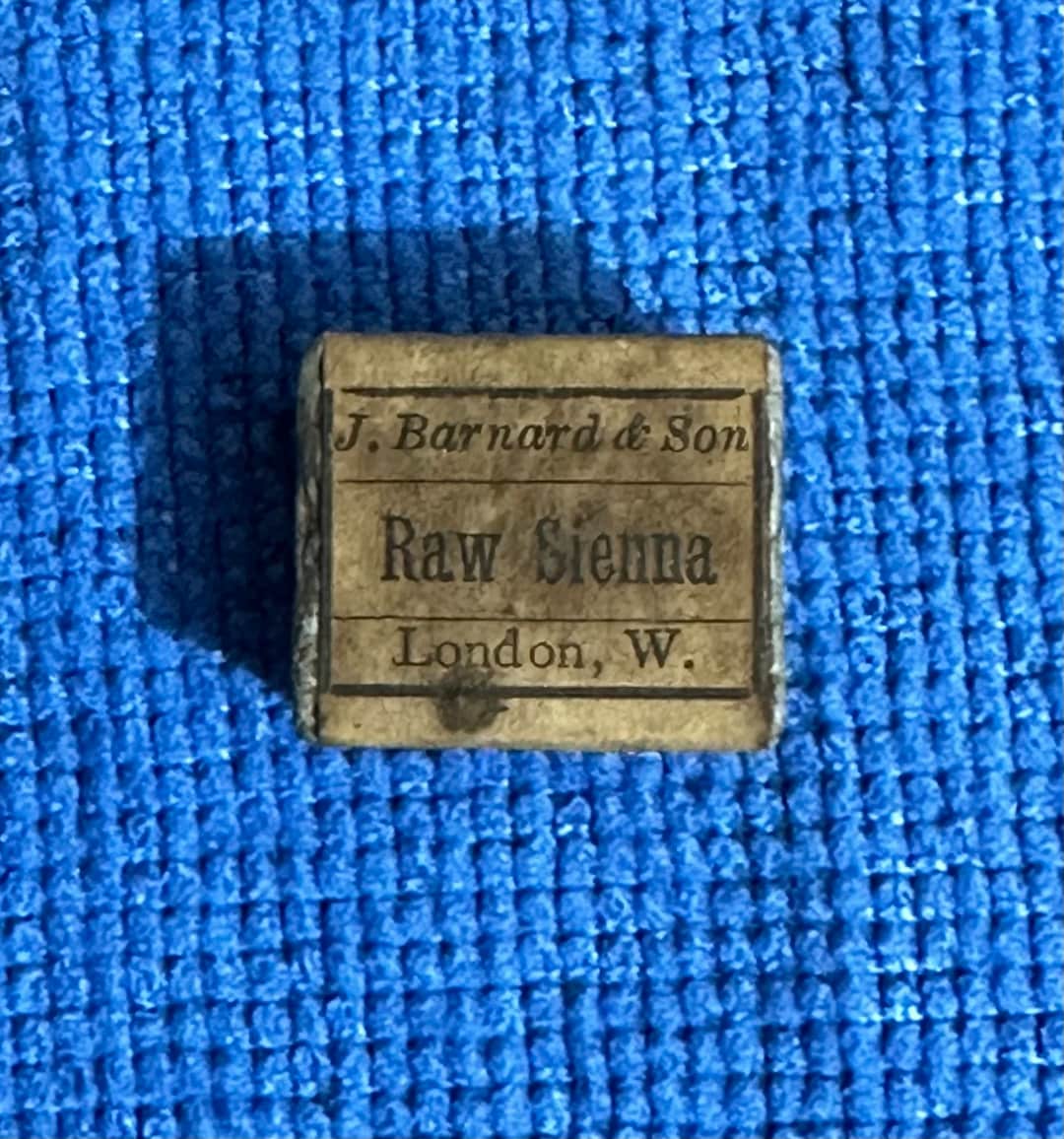Antique J Barnard & Son Watercolour Paint Block Very Rare Half Pan ...