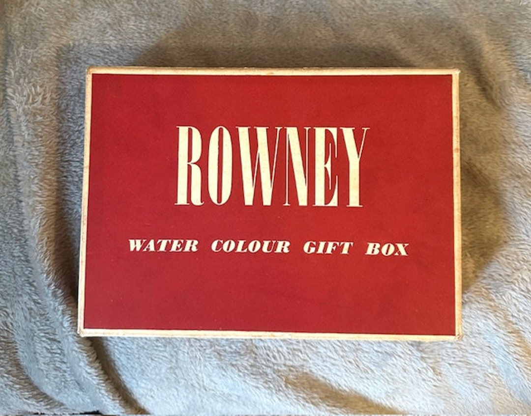 George Rowney Watercolour Paint Box Vintage With Original Box - Etsy