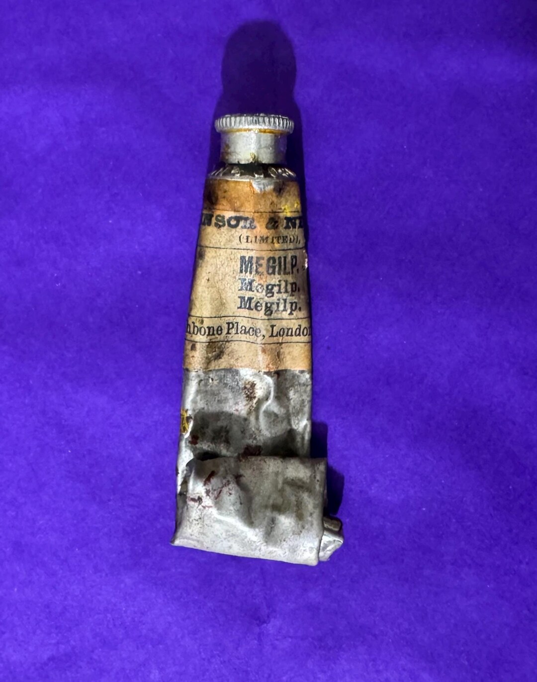 Antique Winsor & Newton Limited Magilp Oil Artists Paint Tube Vintage ...