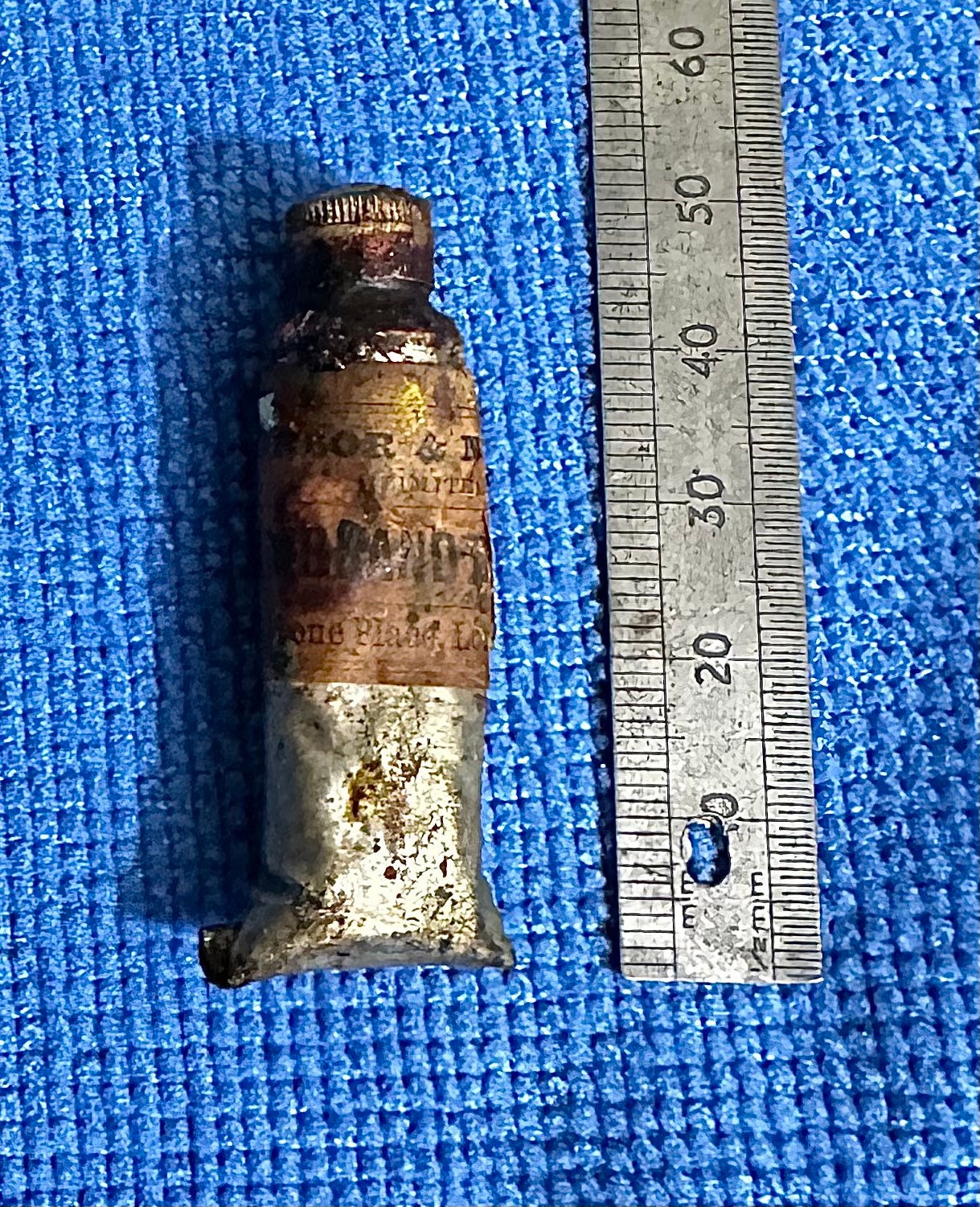 Antique Rembrandt's Madder Winsor & Newton Oil Paint Tube Vintage ...