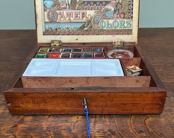Antique Paint Box - Etsy