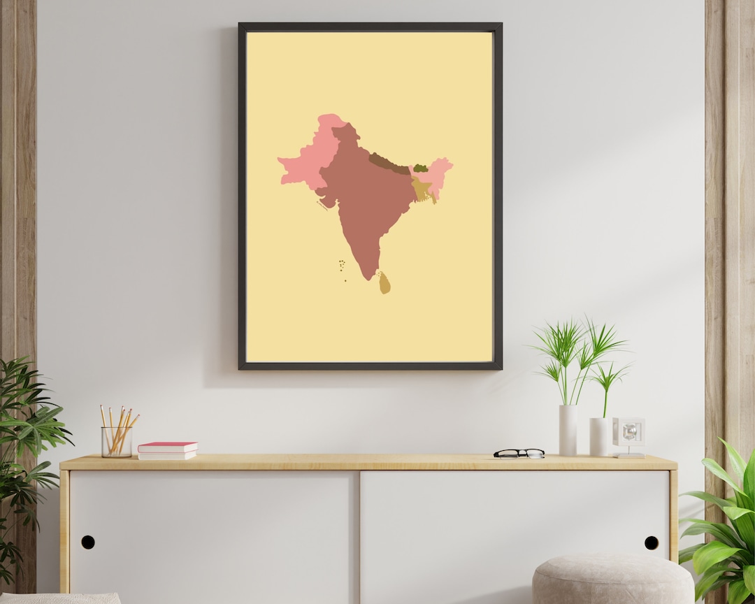 Indian Subcontinent Digital Art Download - Etsy