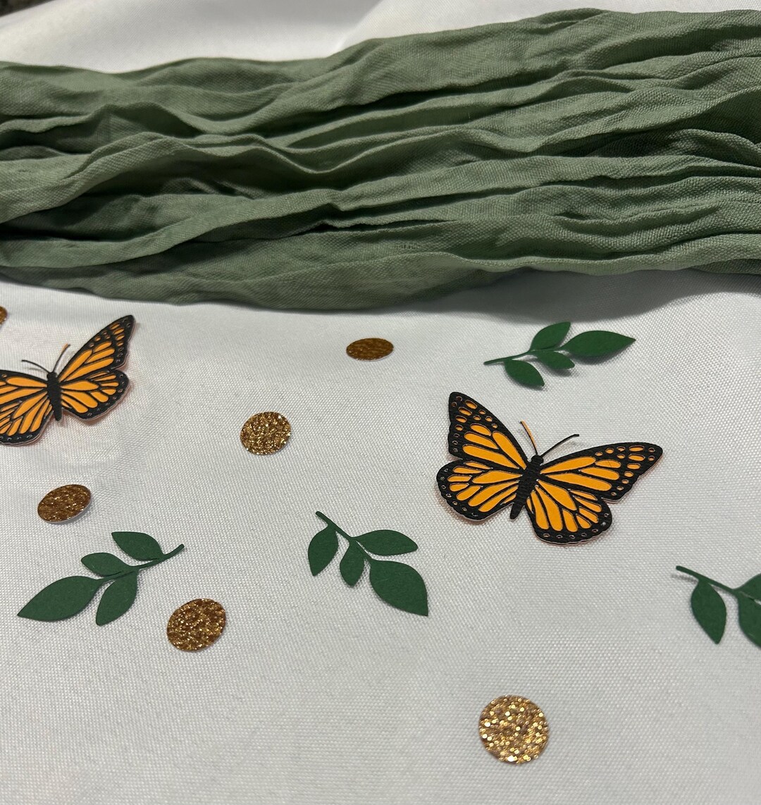 Monarch Butterfly Table Confetti, Party Decor - Etsy