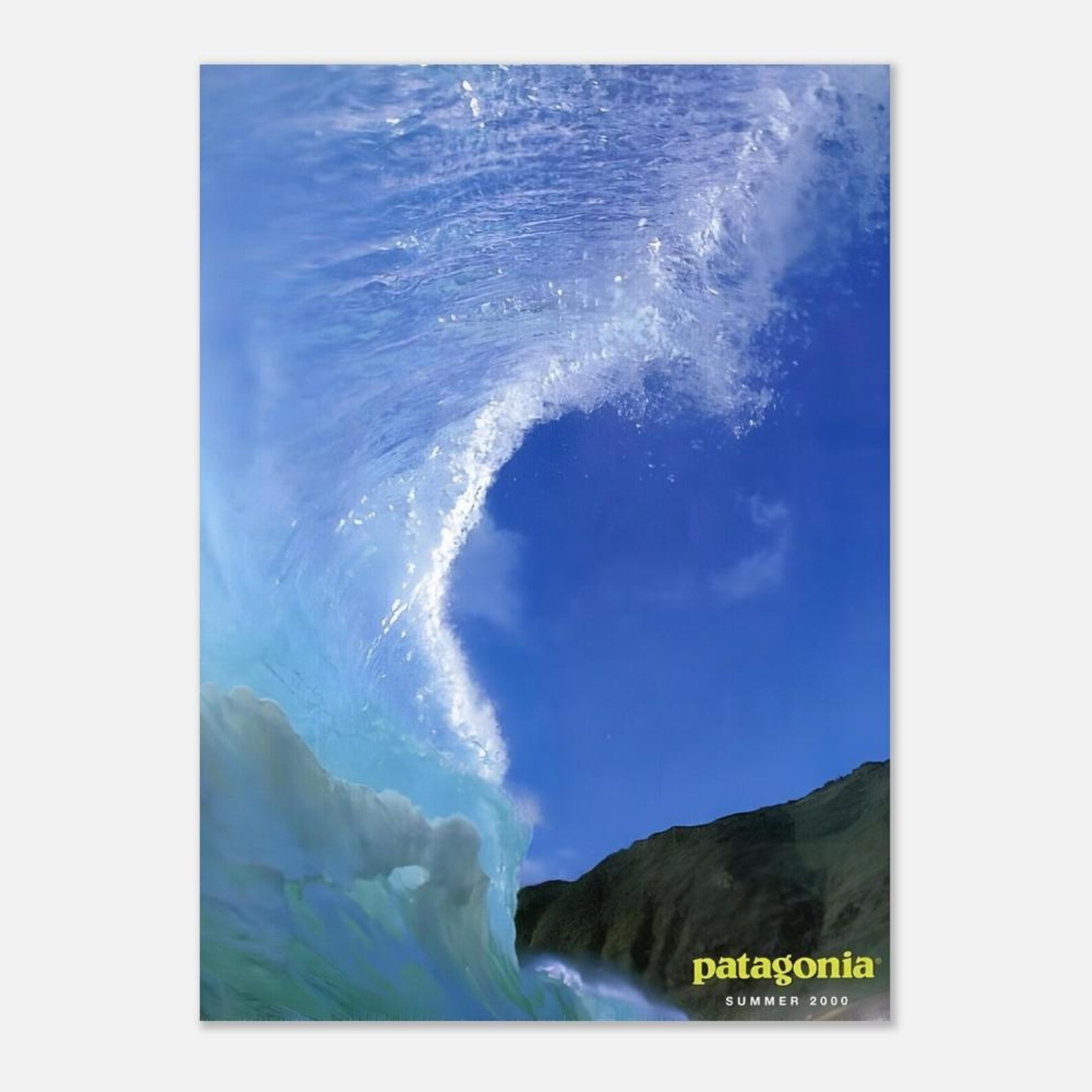 Patagonia 2000 Advertising Poster, Running Motivation, 90s Style ...