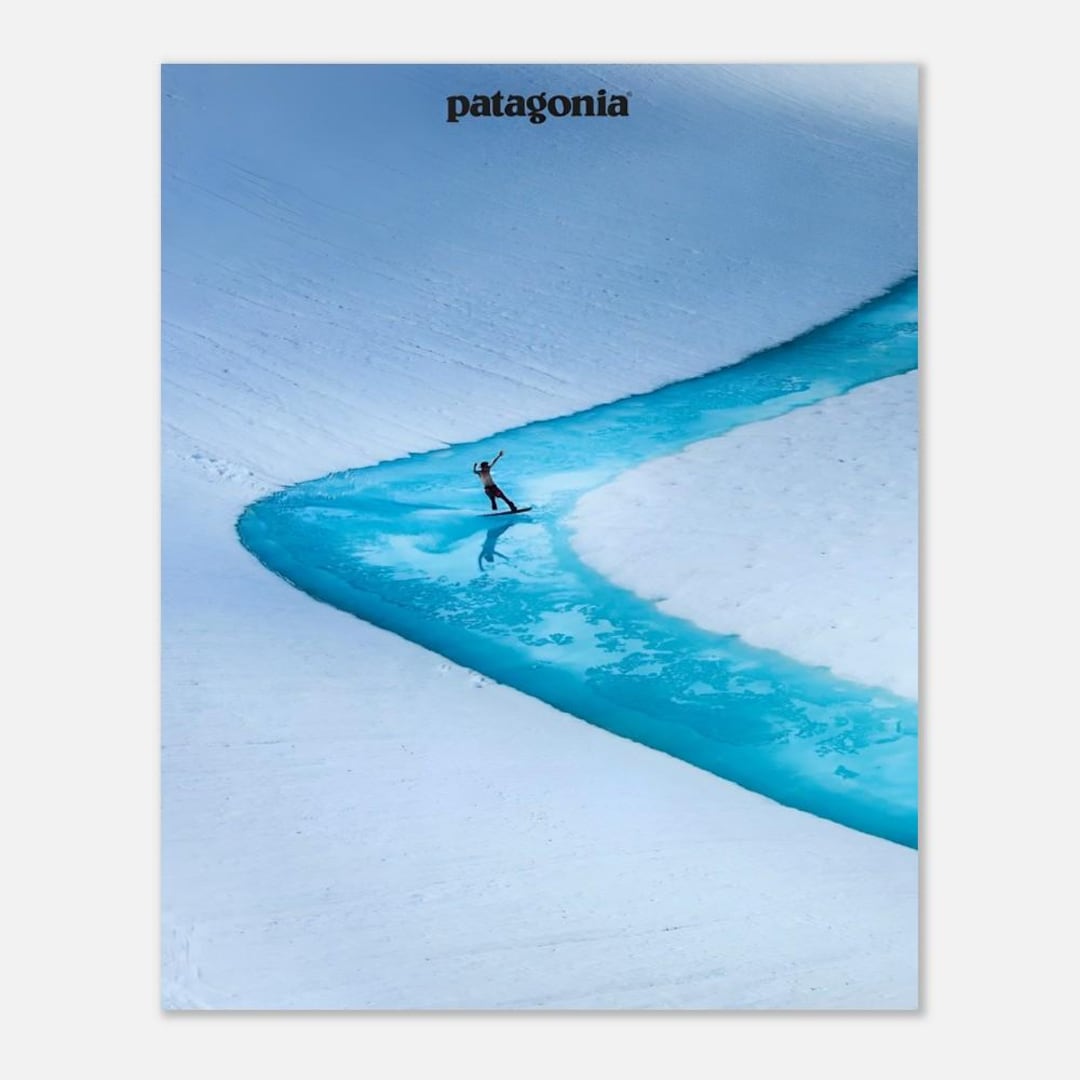 Patagonia 2017 Advertising Poster, Running Motivation, 90s Style ...