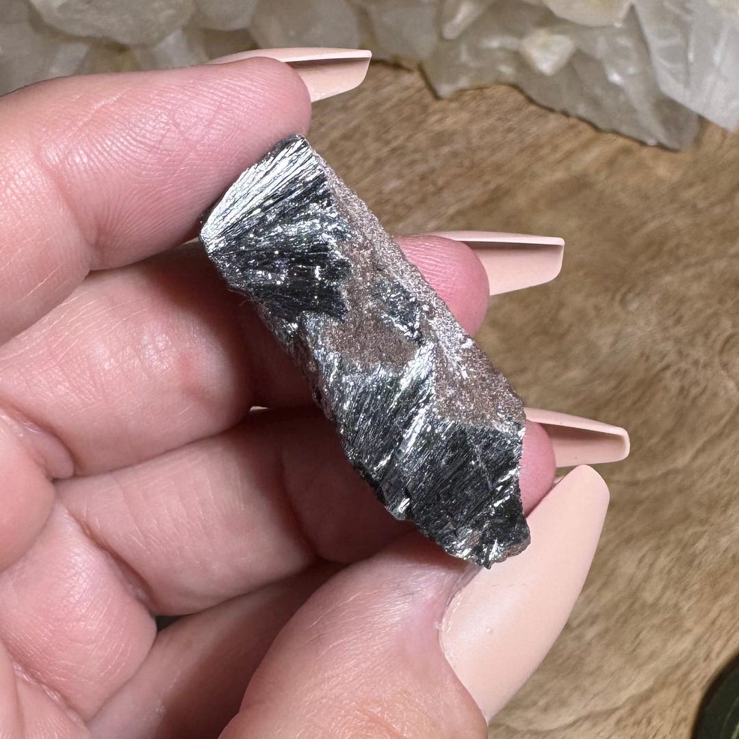 Raw Moroccan Stibnite for Enhanced Energy, Courage, Fidelity ...