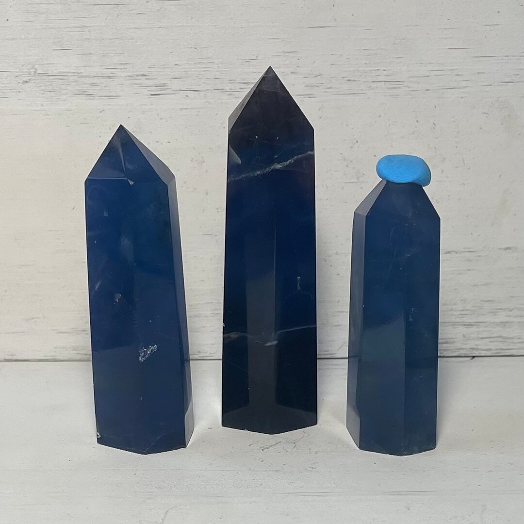 Blue Fluorite Points Reveals Your Soul Purpose and Sacred Path ...