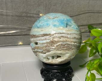 Hemimorphite Sphere - Etsy