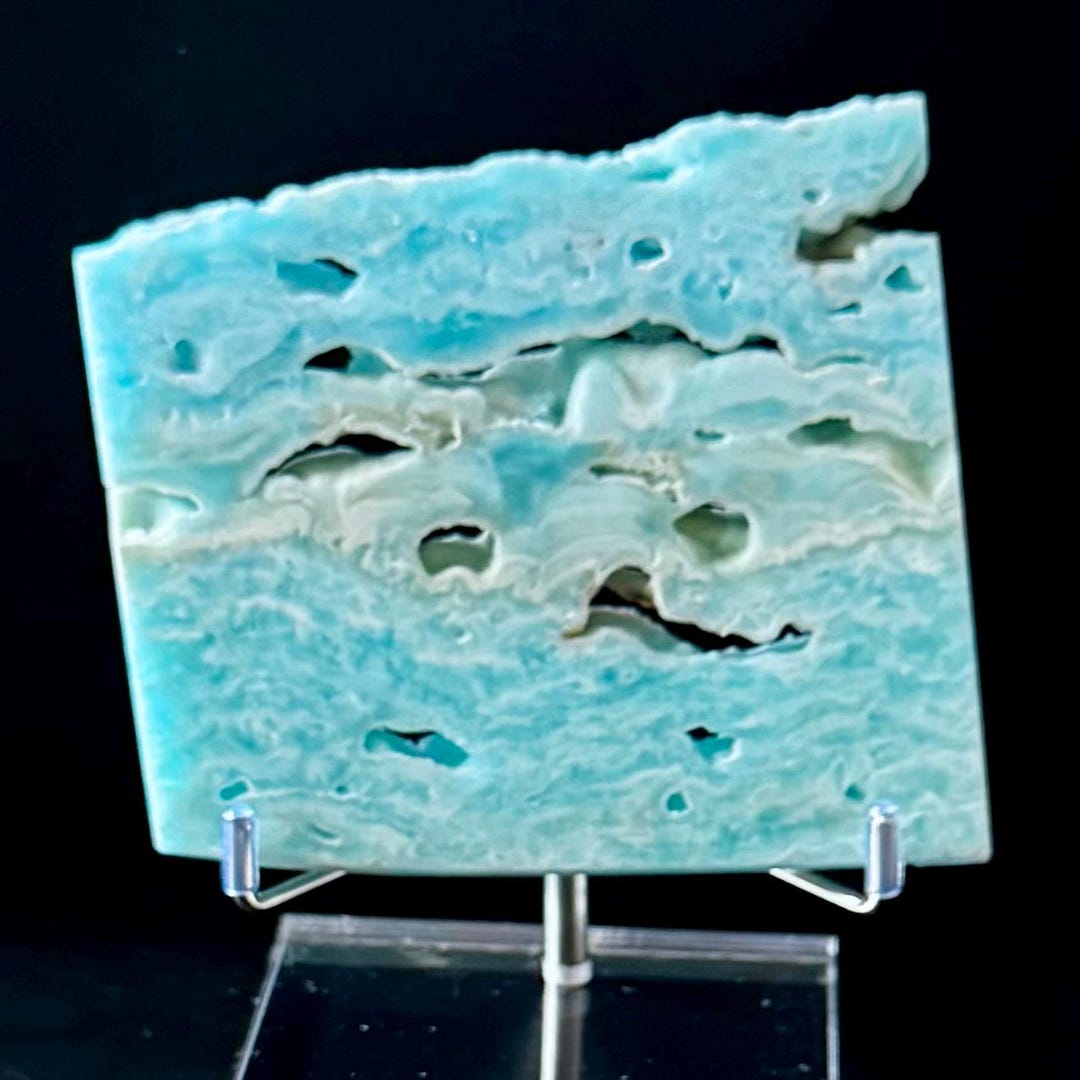 Hemimorphite Raw Edge Slab, Inner Strength & Soul Purpose - Etsy