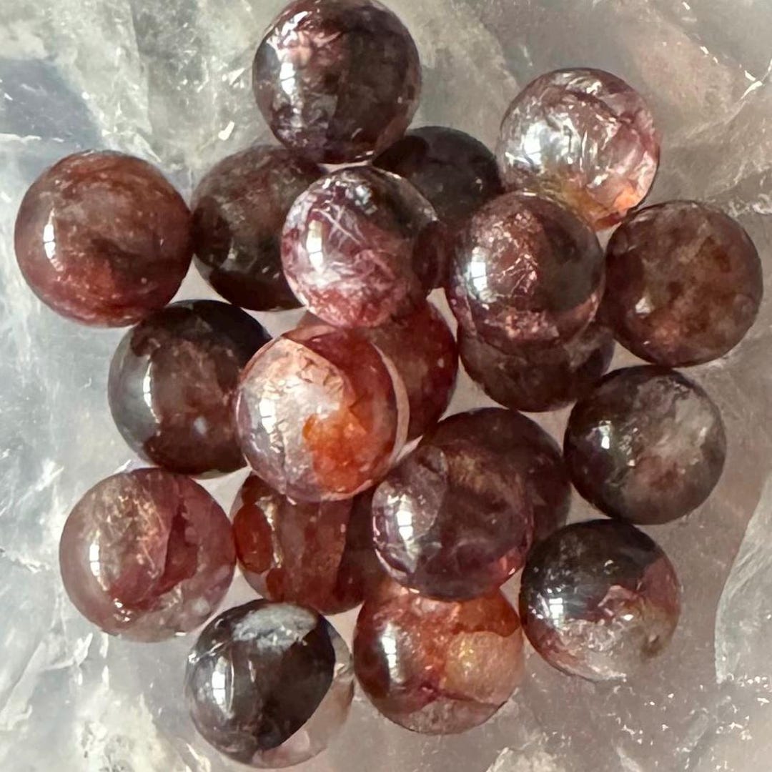 Fire Quartz Mini Spheres for Self-love, Healing, and Contacting Spirit ...