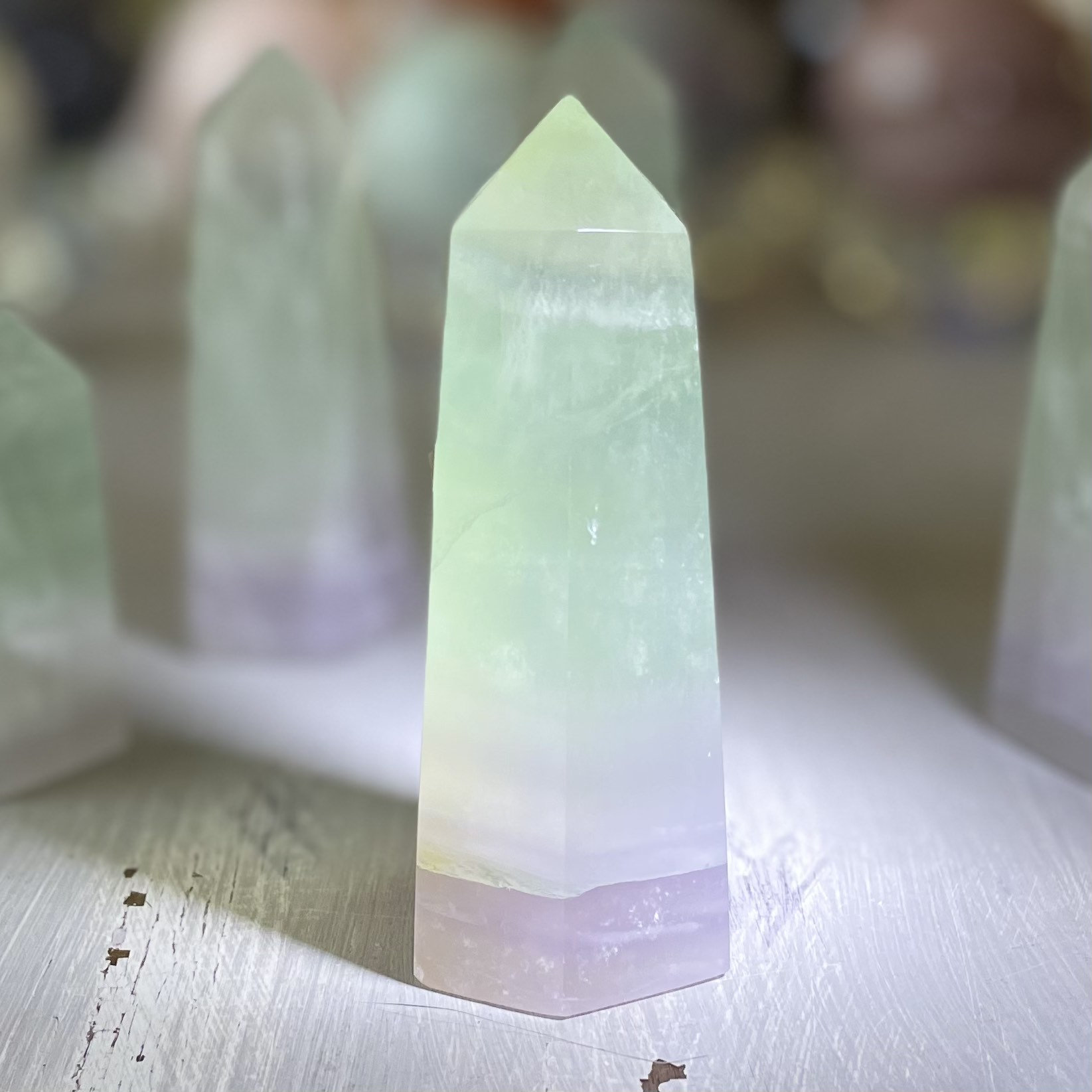 Lavender & Mint Fluorite for peaceful focus and a strong | Etsy