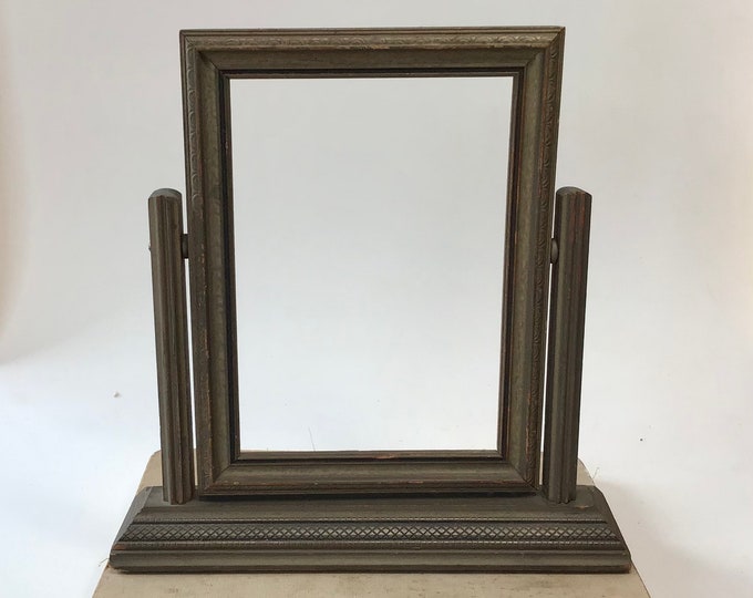 Art Deco Swivel Tilt Picture Frame - Wood Frame W/ Geometric Borders ...