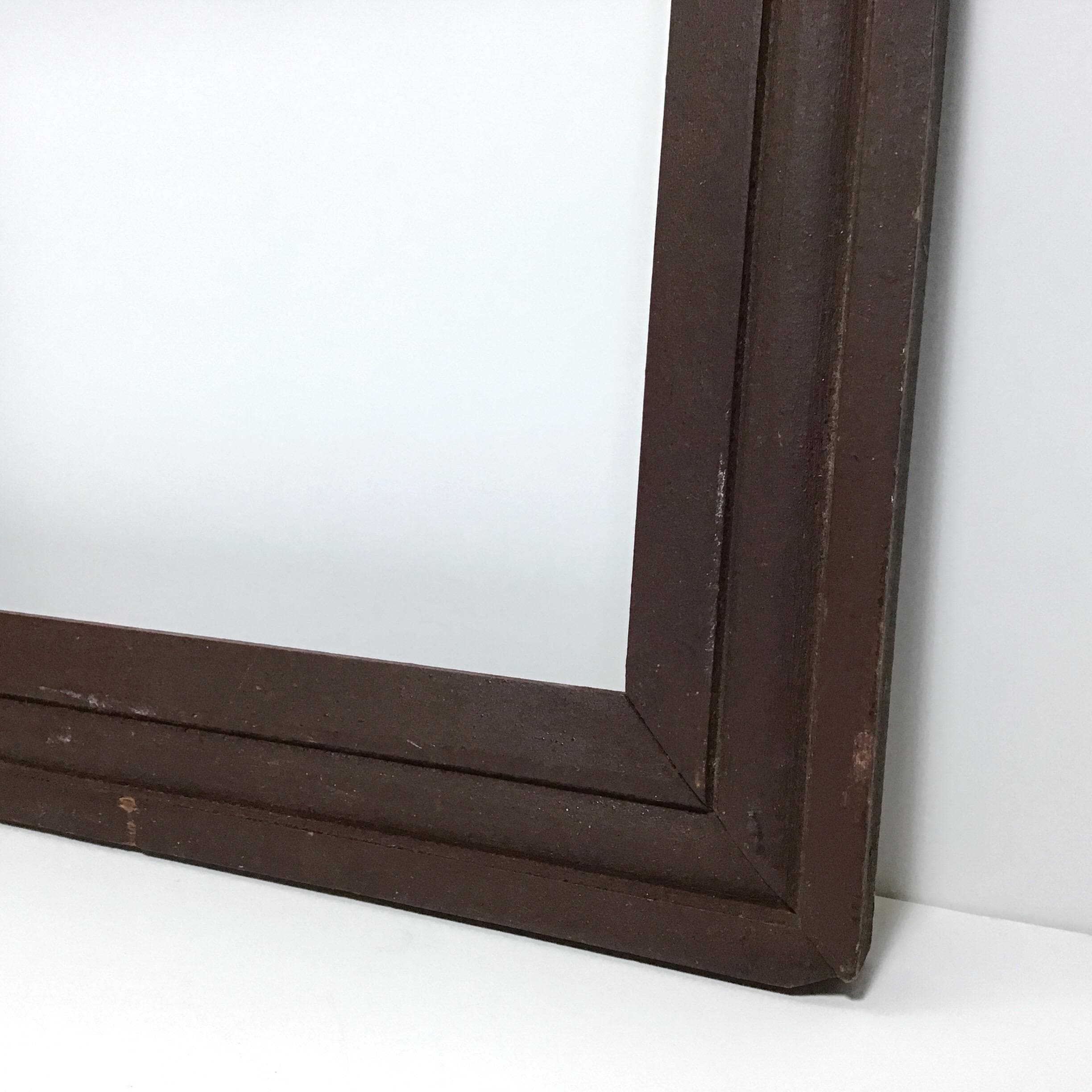 Rustic Victorian-era Picture Frame - Antique Beveled Wood Frame W ...