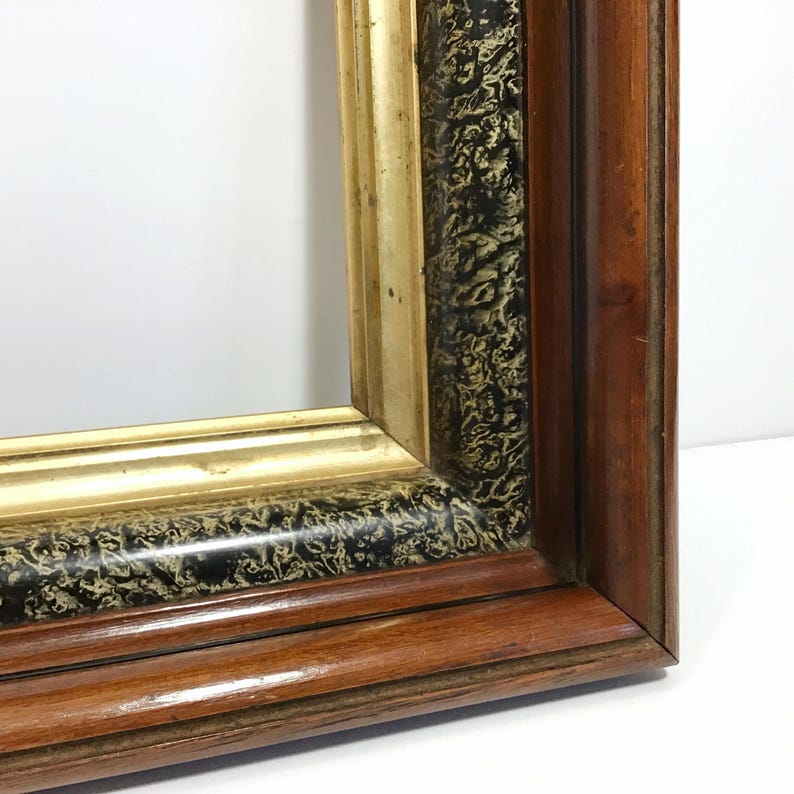 Late Victorian 8 X 10 Shadowbox Picture Frame 1800s Eastlake Style Wood ...