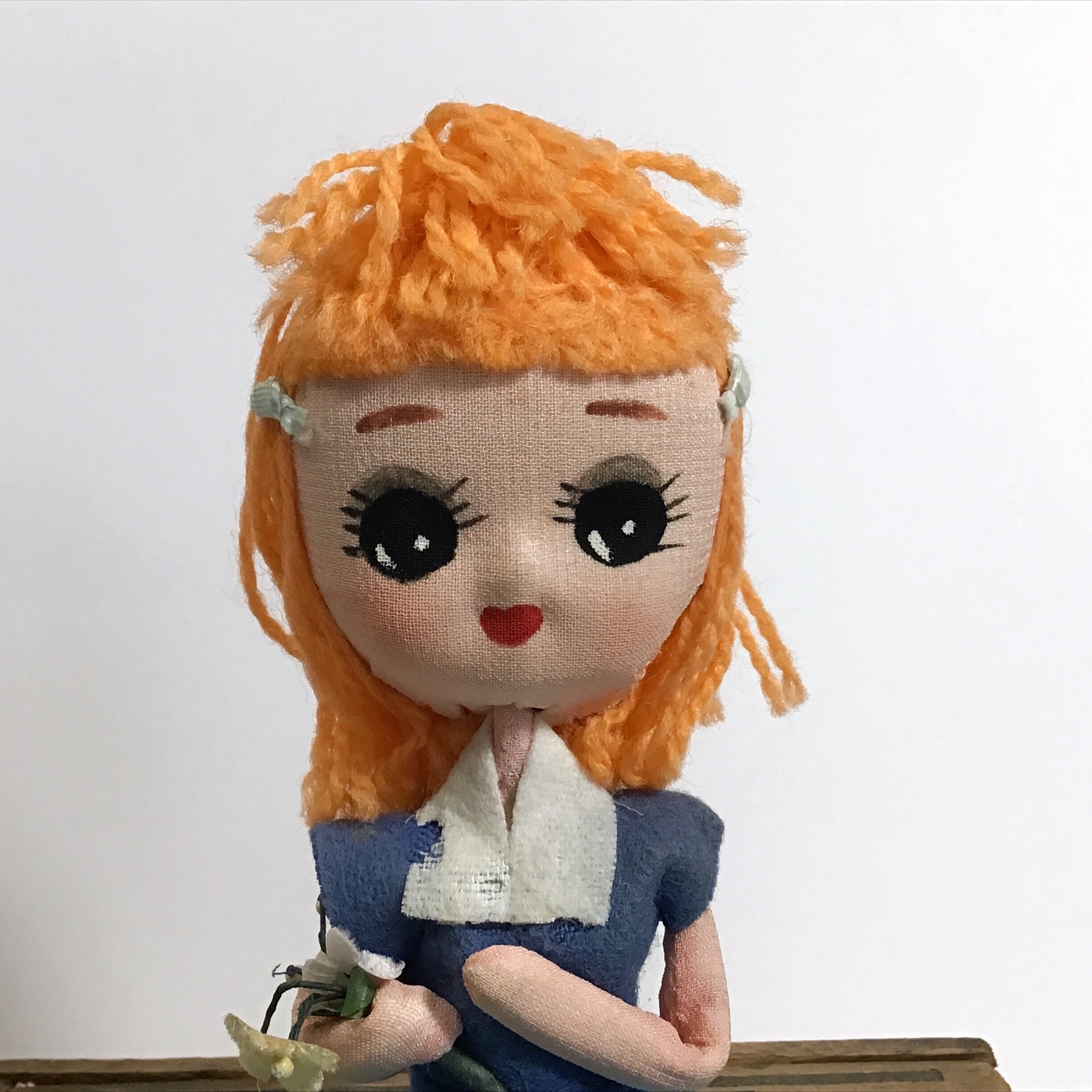 MCM Big Eyes Japanese Pose Doll 1960s Mod Stockinette Doll - Etsy