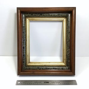 Late Victorian 8 X 10 Shadowbox Picture Frame 1800s Eastlake Style Wood ...